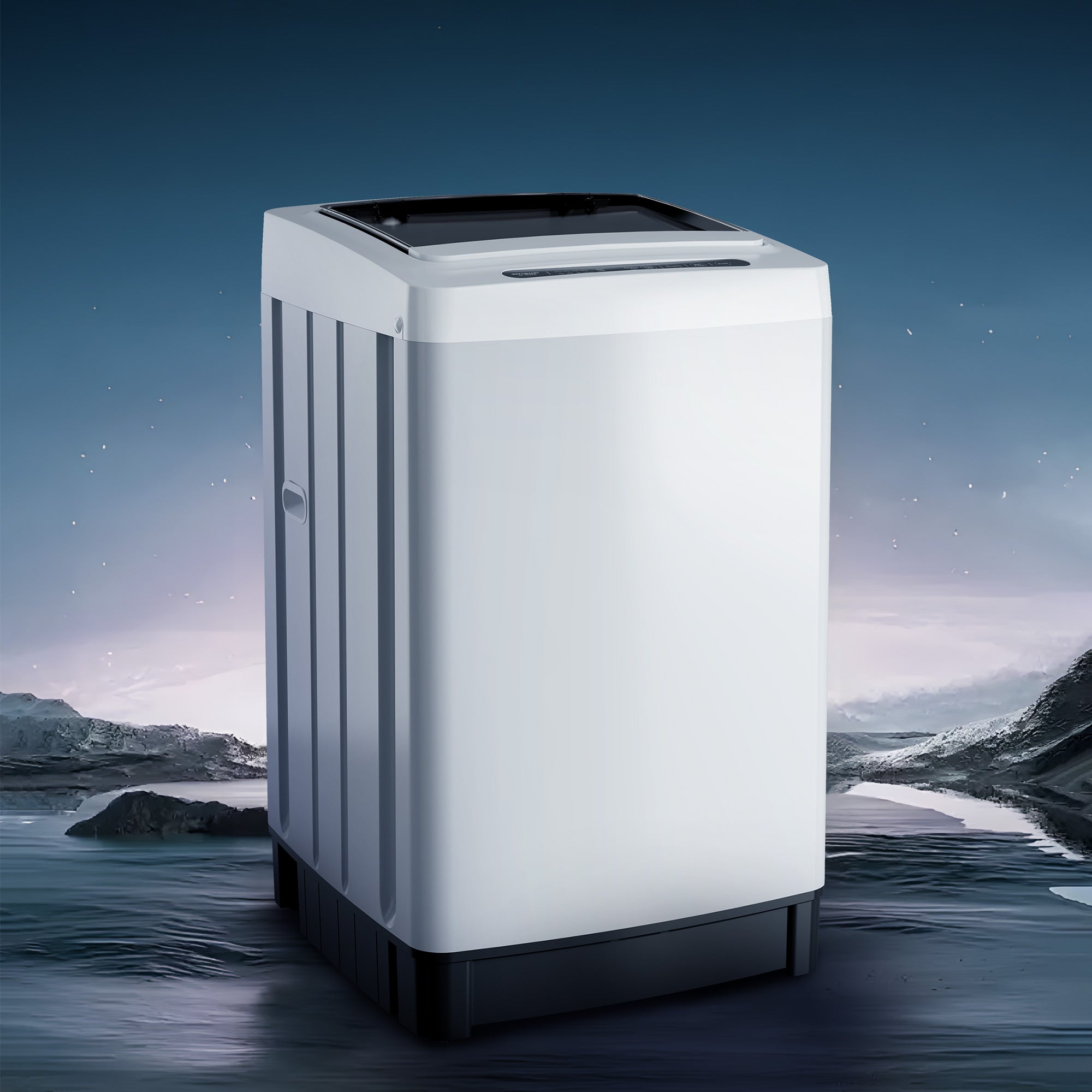 MF Studio Compact Washing Machine, LED Display 8 Wash Programs 10 Wate ...