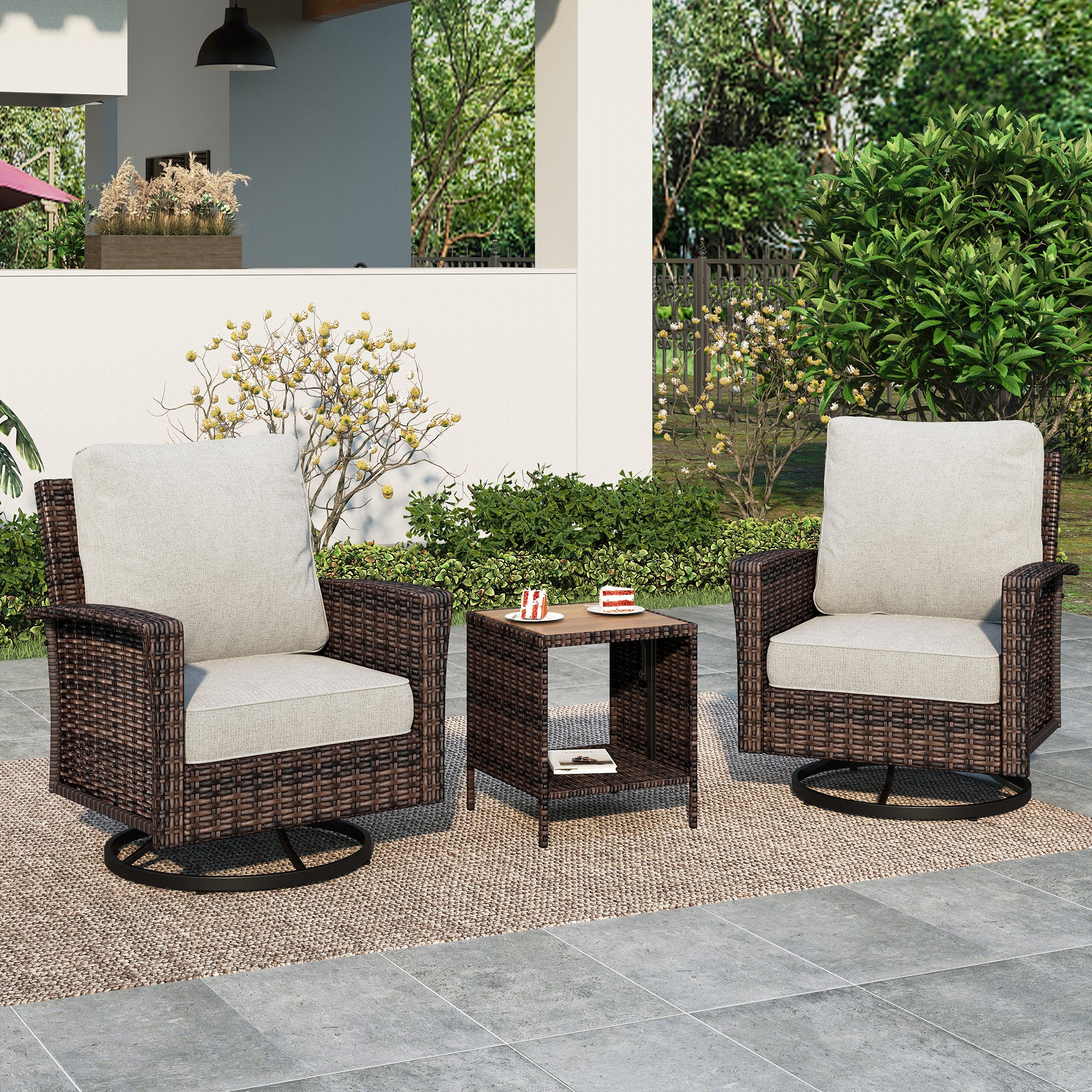 Summit-Living-3-Piece-Outdoor-Rocking-Swivel-Glider-Chairs- Set-with-C ...